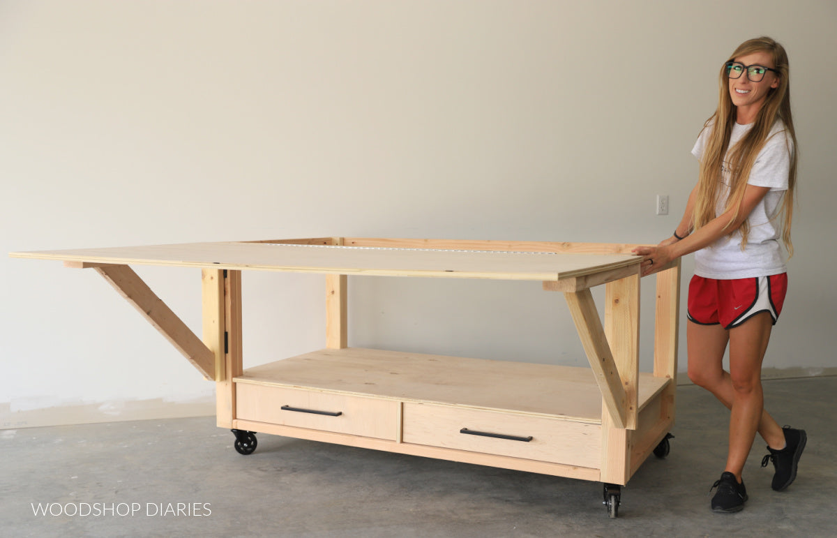 Mobile Workbench Building Plans – Woodshop Diaries