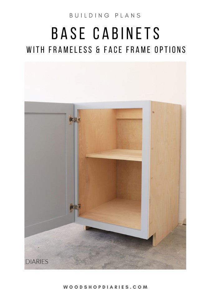 Base Cabinet Box Building Guide – Woodshop Diaries