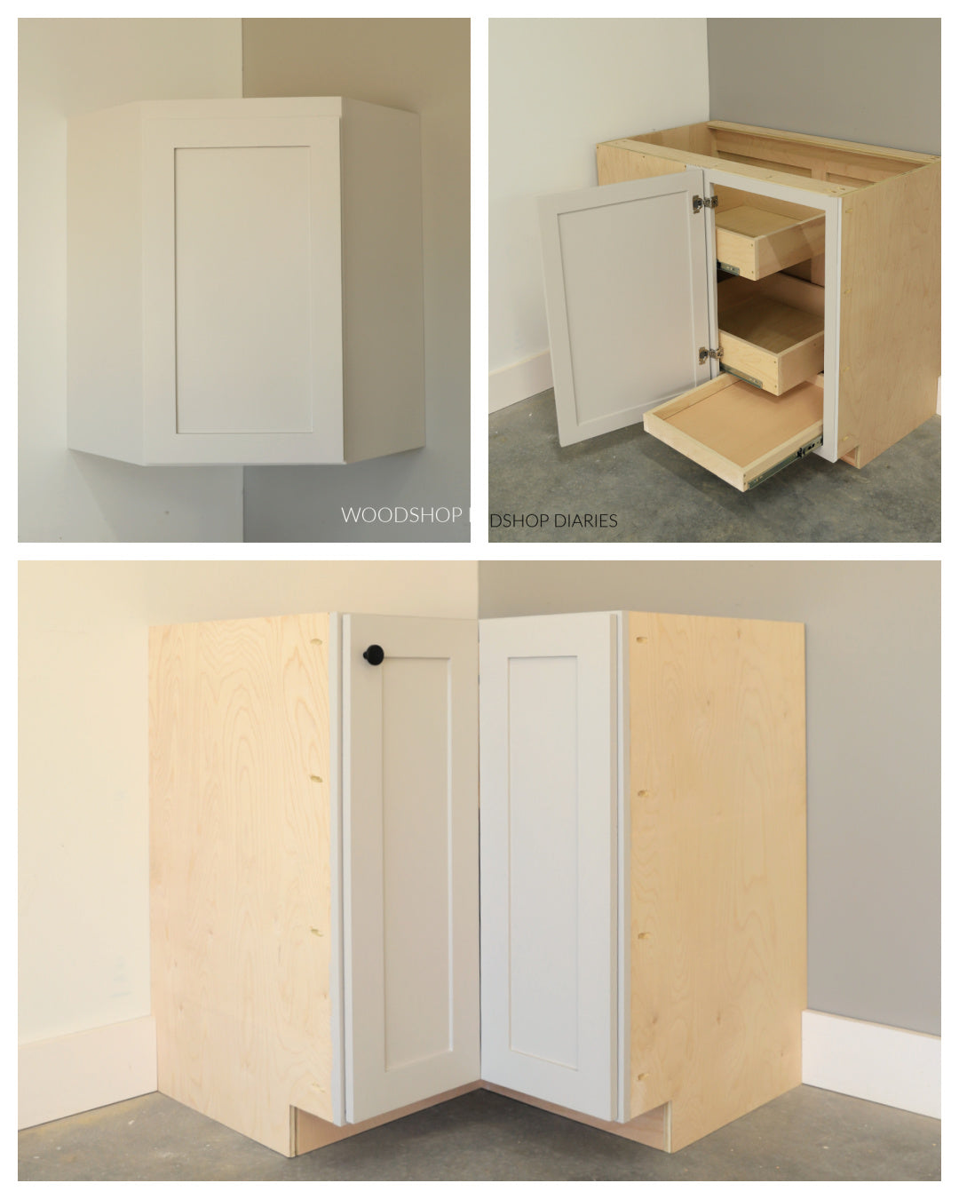 Corner Cabinet Build Plan Bundle – Woodshop Diaries