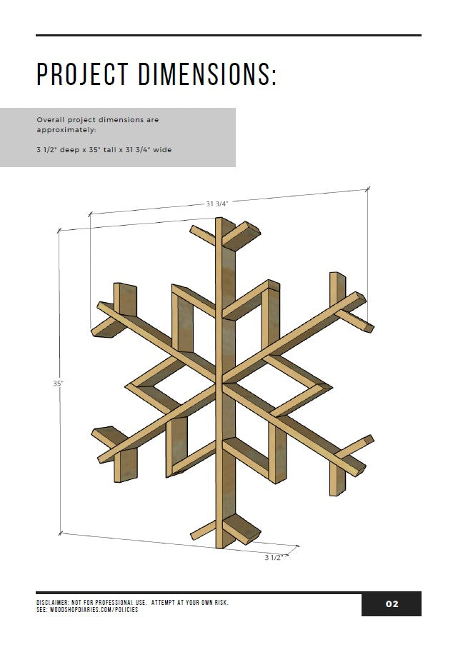 Wooden Snowflake – Woodshop Diaries